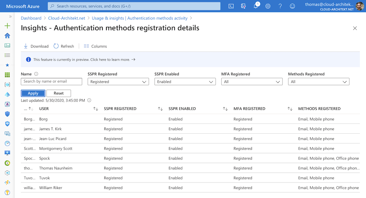 Azure AD SSPR: Deployment considerations and detection of suspicious ... Azure AD SSPR: Deployment considerations and detection of suspicious ...